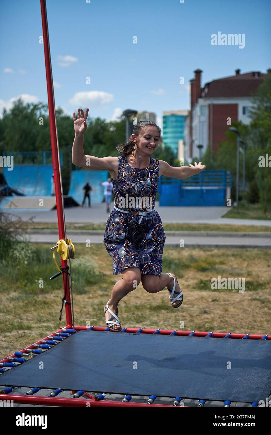 Big dog jumping at man hi-res stock photography and images - Alamy