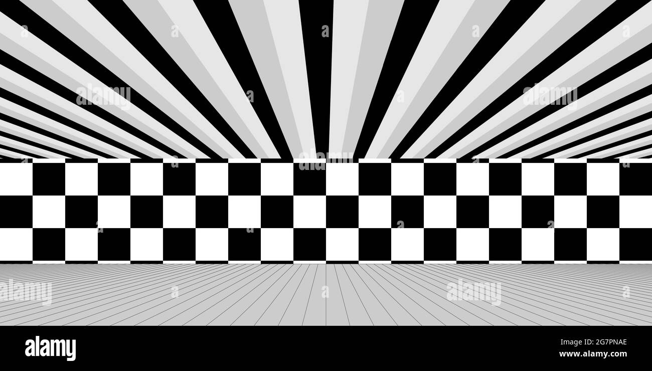 Black white checkered walls hi-res stock photography and images - Alamy