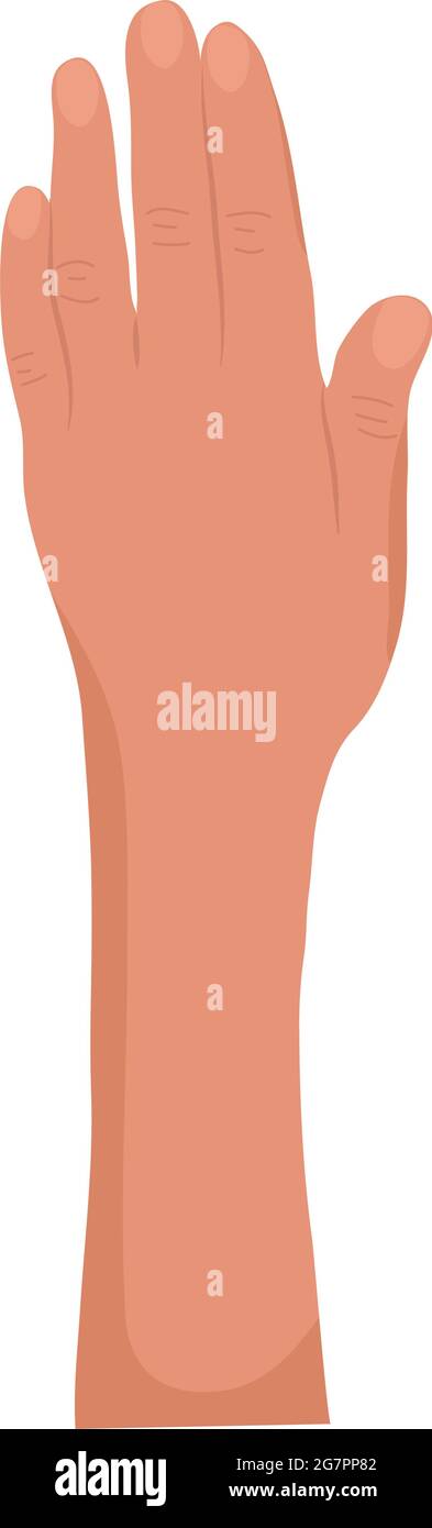 Long nails hand Stock Vector Images - Alamy