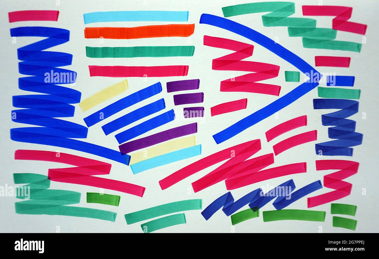 Brush stroke drawing hi-res stock photography and images - Alamy