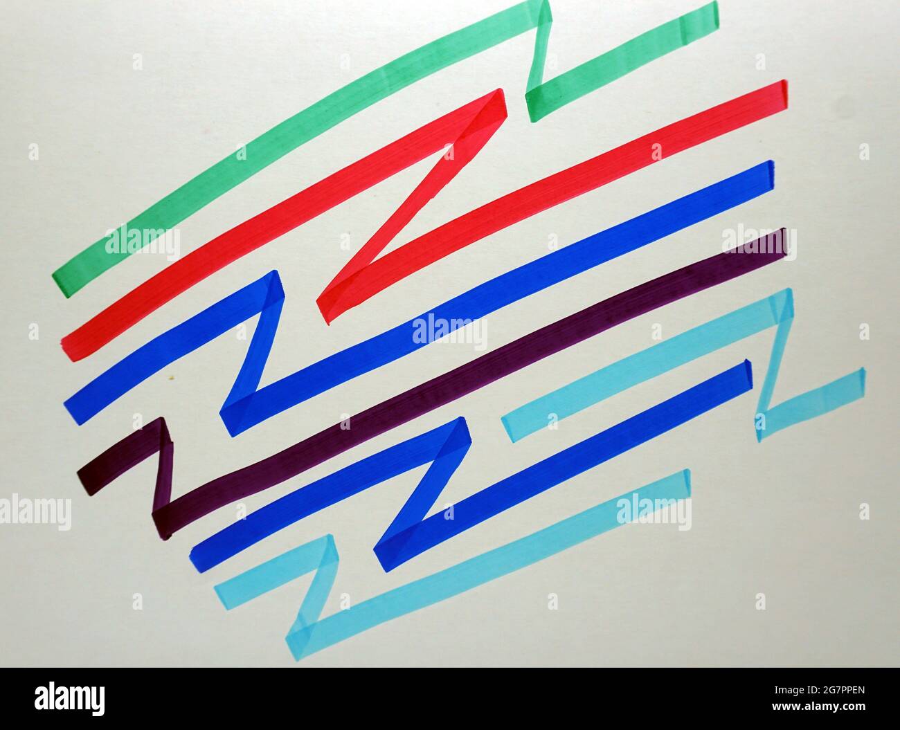 brush stroke drawing, copic markers art , bright colorful , markers ...