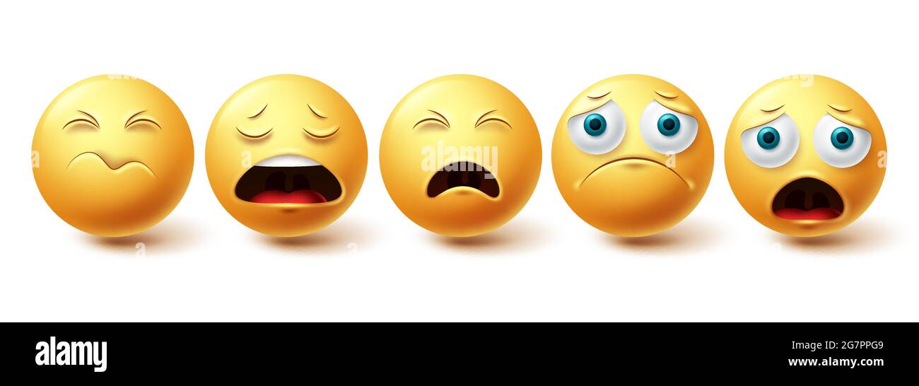 Smileys characters faces cartoon Cut Out Stock Images & Pictures - Alamy