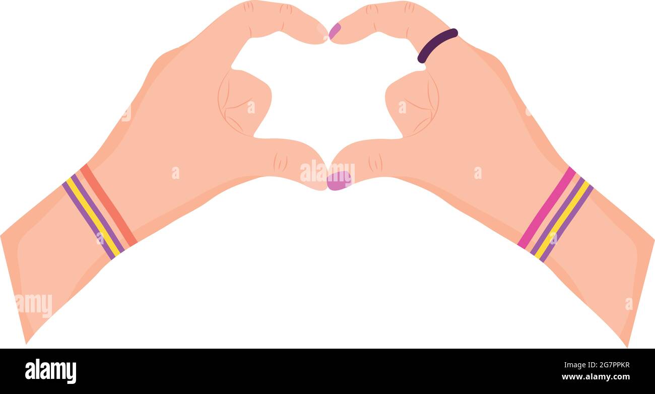 hands making a heart shape Stock Vector Image & Art - Alamy