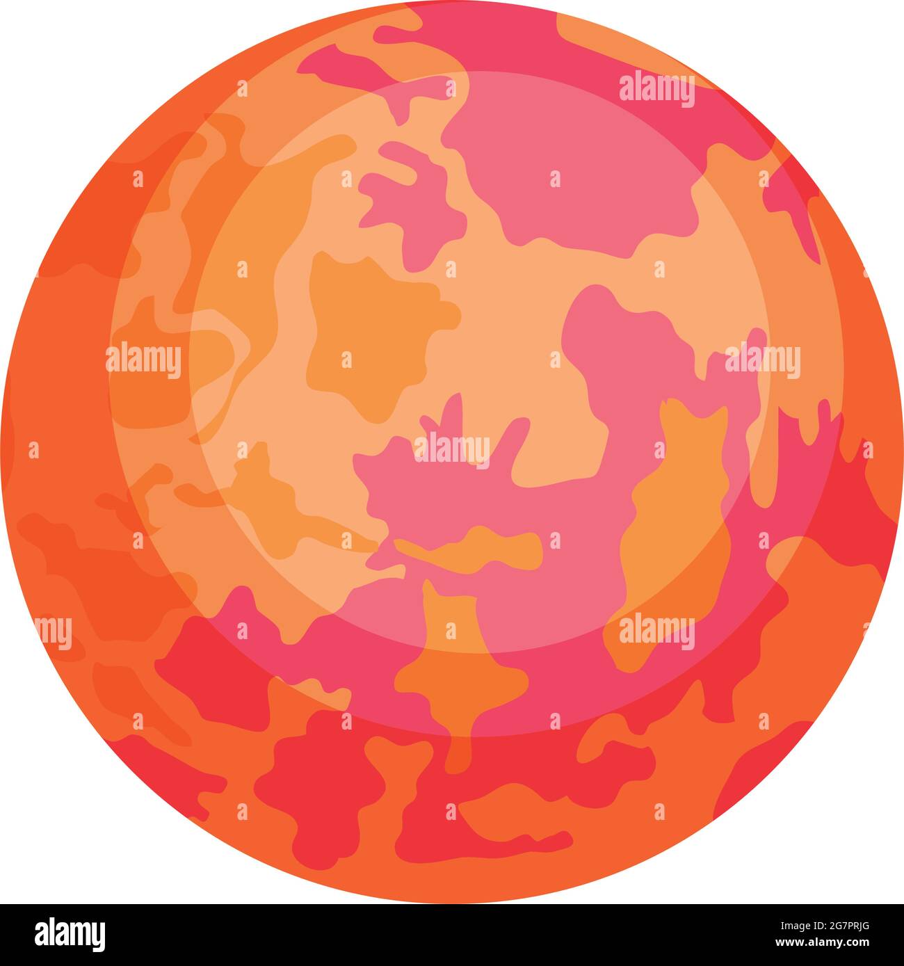 Mars planet icon on white background Stock Vector Image & Art - Alamy