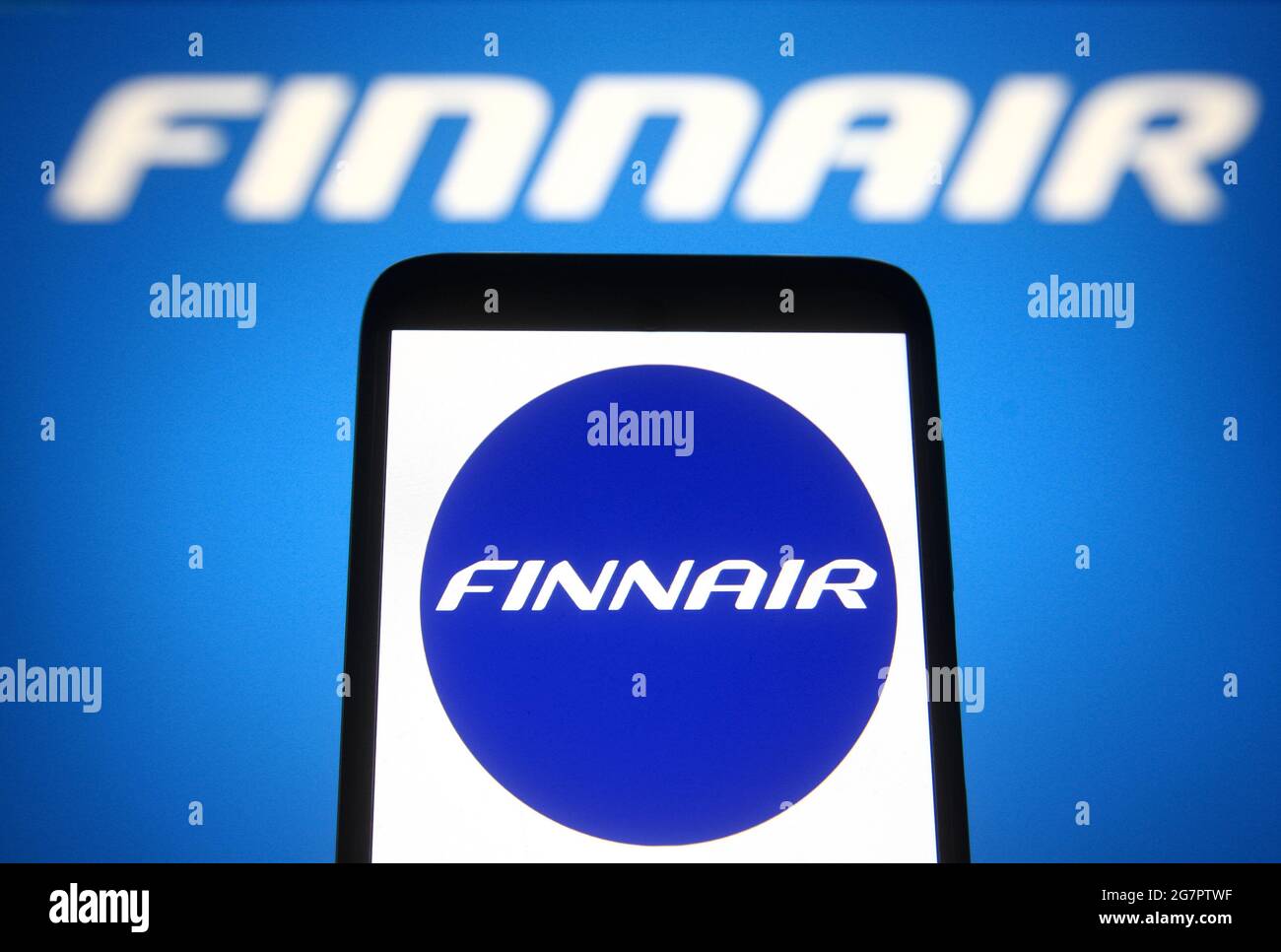 Finnair logo hi-res stock photography and images - Alamy