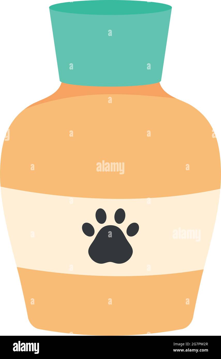 Dog shampoo white background Stock Vector Images - Alamy