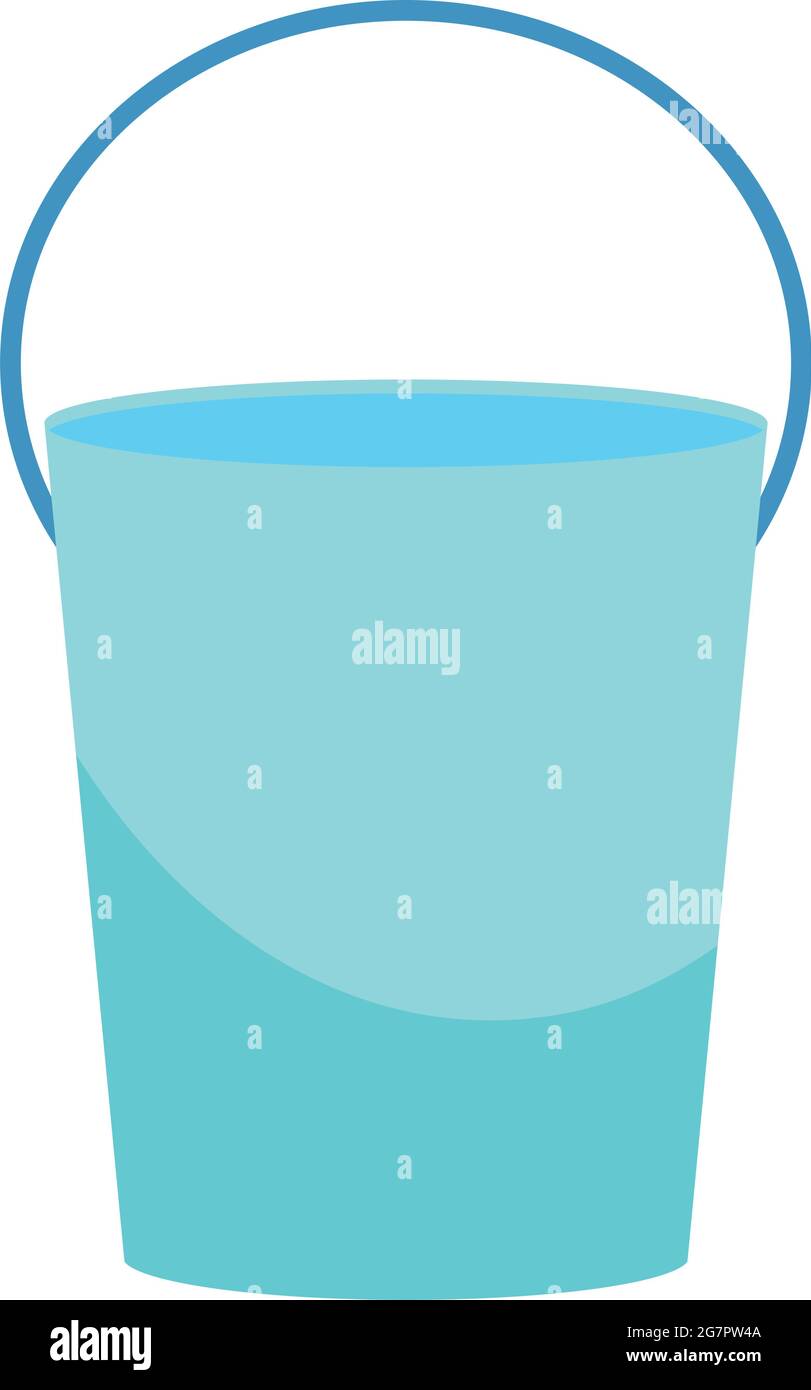 cleaning bucket icon on white background Stock Vector Image & Art - Alamy