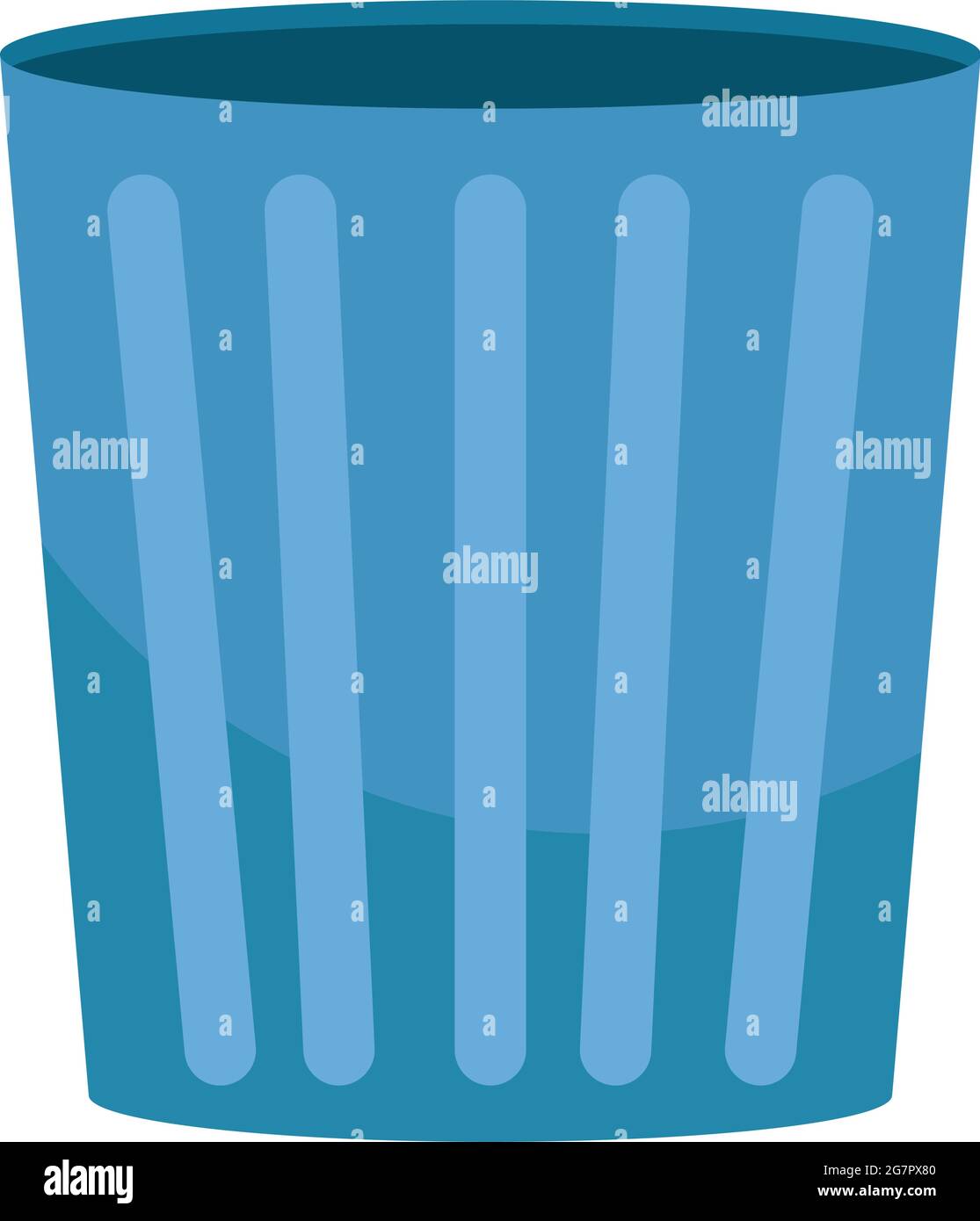 Bucket waste sorting isolated Stock Vector Images - Alamy