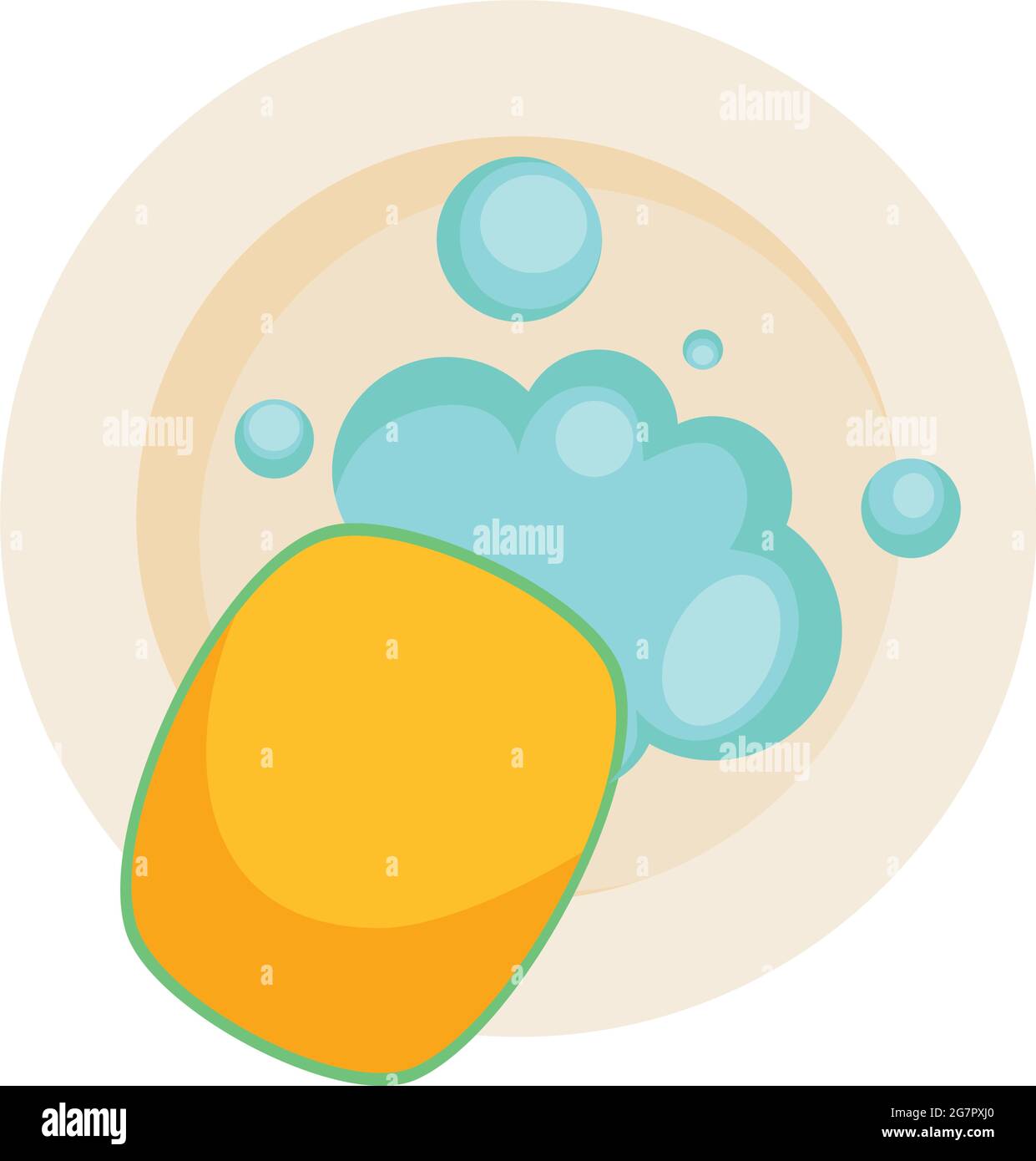 Dish washing sponge Stock Vector Images - Alamy