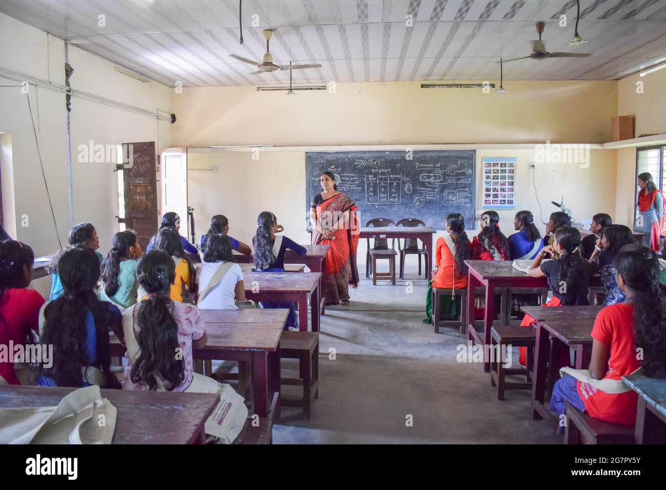 Students are attending the class Stock Photo - Alamy