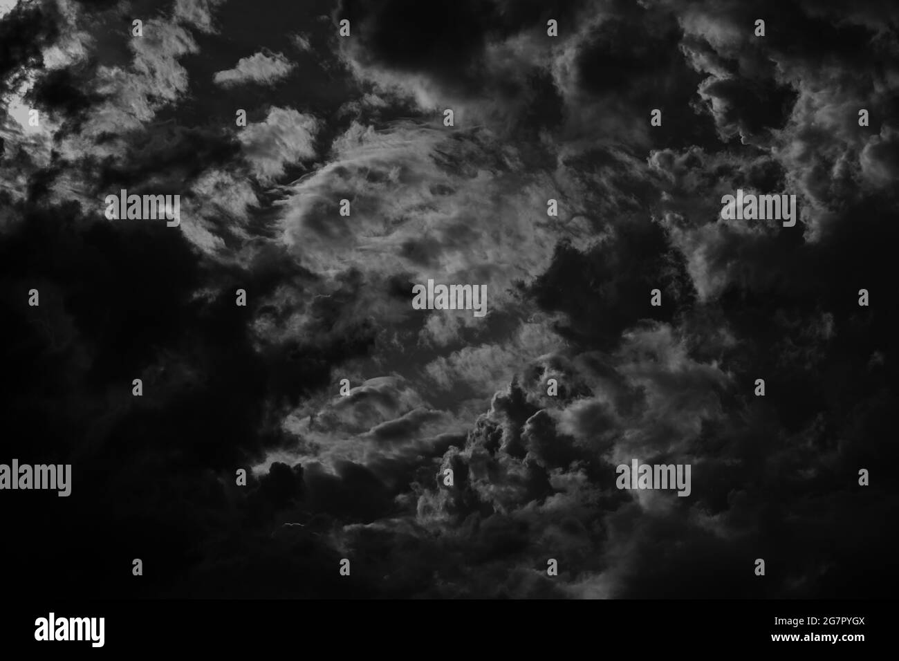 Dark sky beautiful black Black and White Stock Photos & Images - Alamy