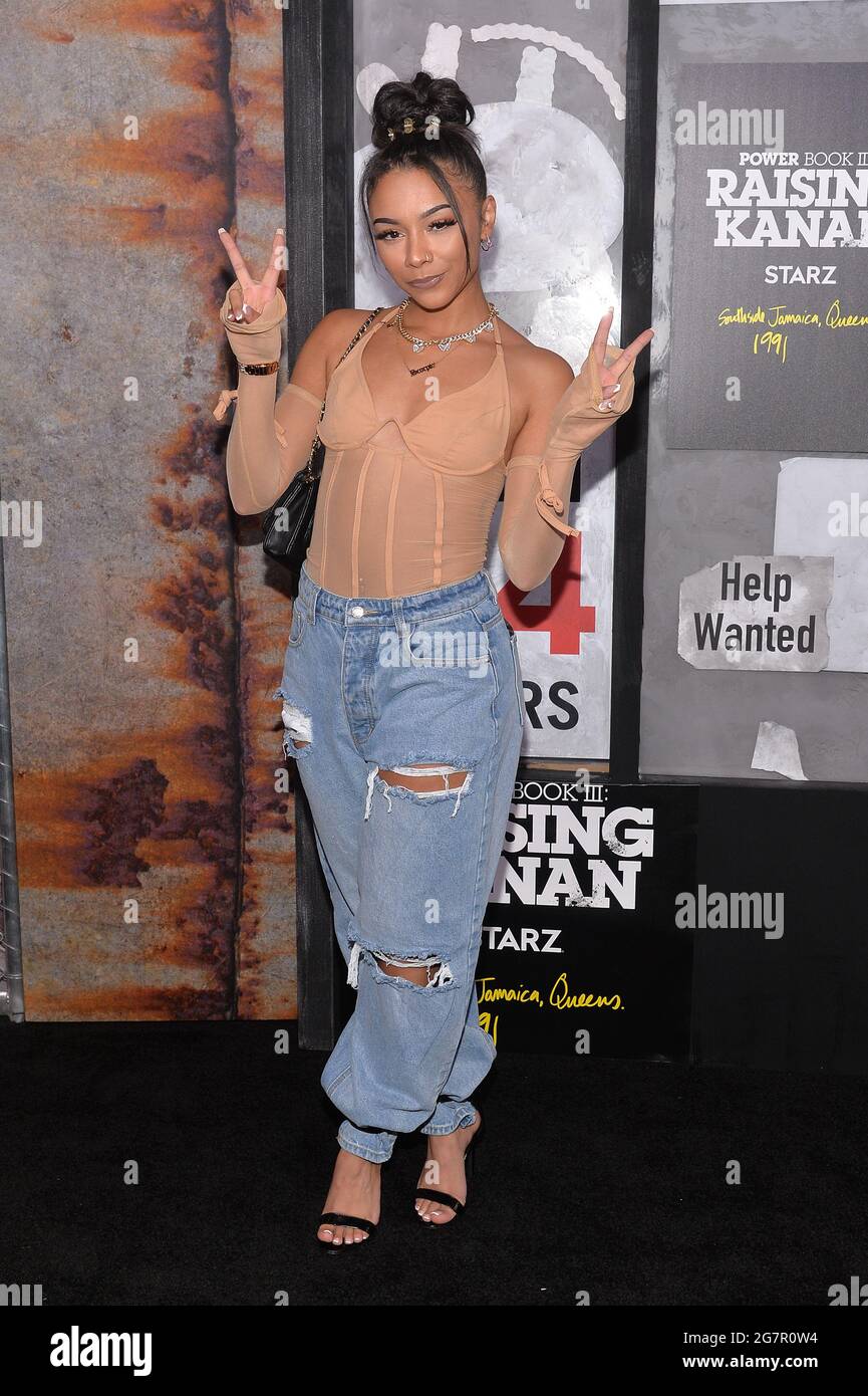 New York, USA. 15th July, 2021. Alix Lapri attends the red carpet at ...