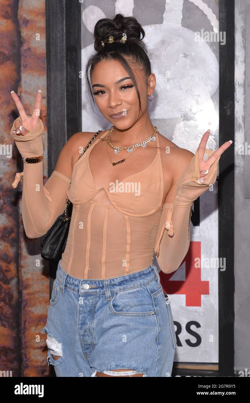 New York, USA. 15th July, 2021. Alix Lapri attends the red carpet at ...