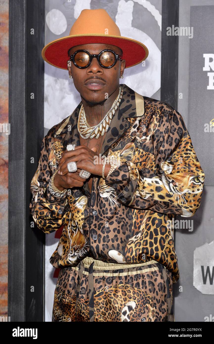 New York, USA. 15th July, 2021. Recording artist DaBaby attends the red ...