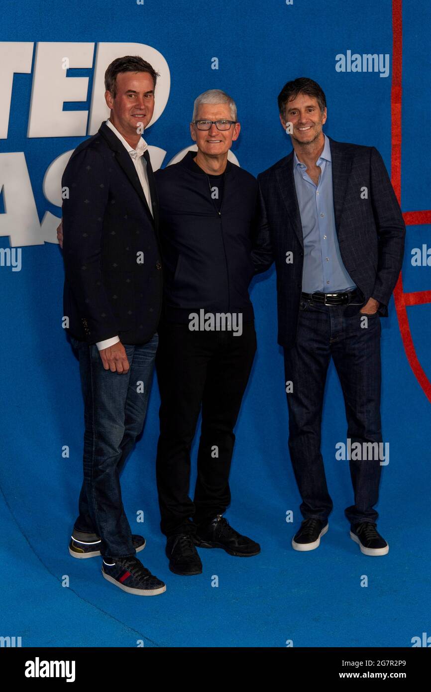 West Hollywood, USA. 15th July, 2021. Zack Van Amburg, Tim Cook, Jamie ...