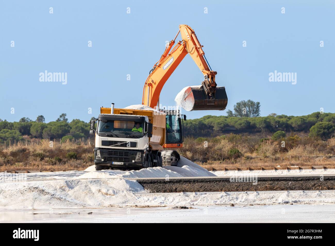 Excavator loads a truck hi-res stock photography and images - Alamy