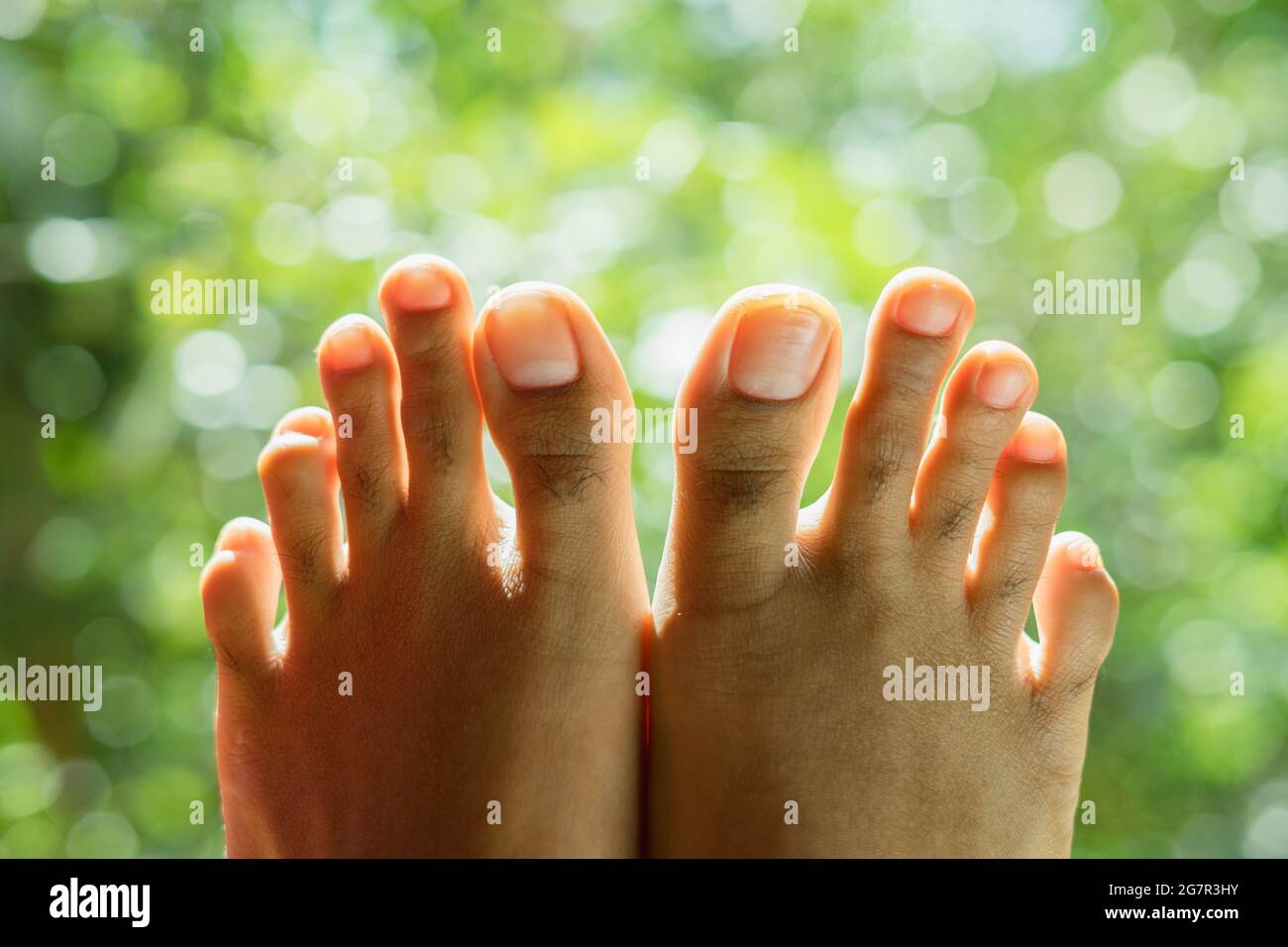Light skin feet hi-res stock photography and images - Alamy