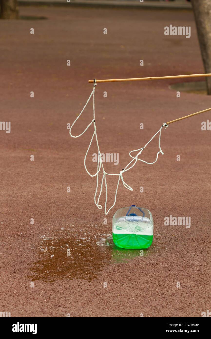 Iridescent giant bubbles hi-res stock photography and images - Alamy