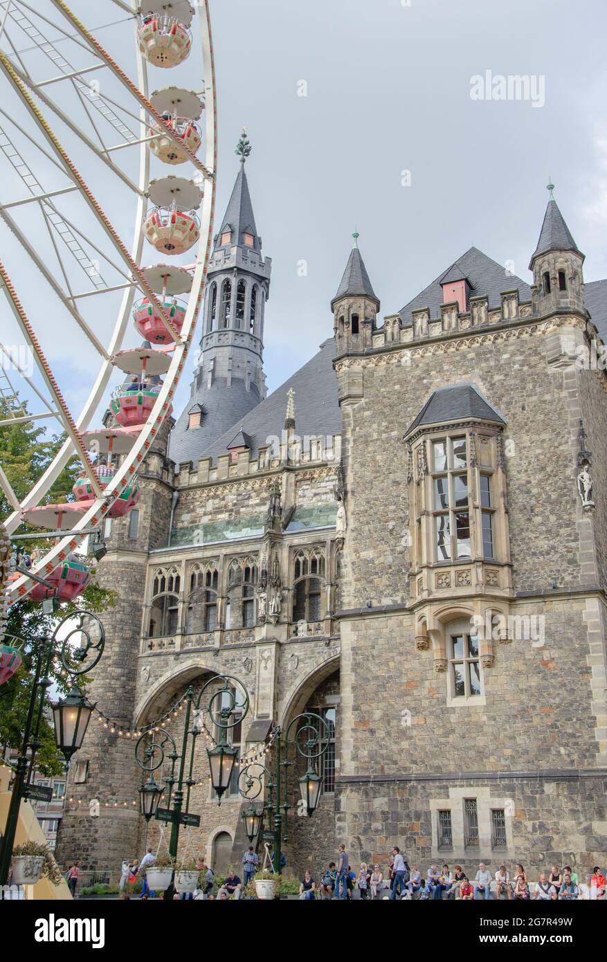 View of the city center of aachen hi-res stock photography and images ...