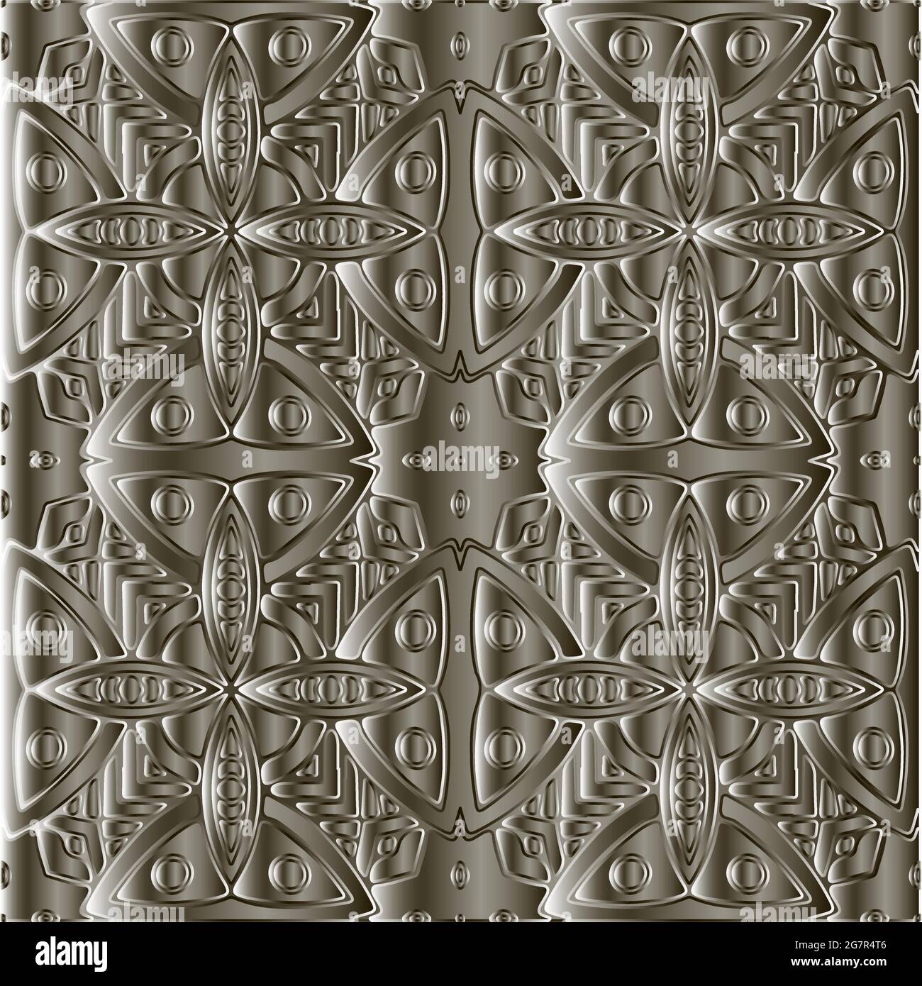 steel metallic gradient with a repeating pattern. Abstract metallic ...