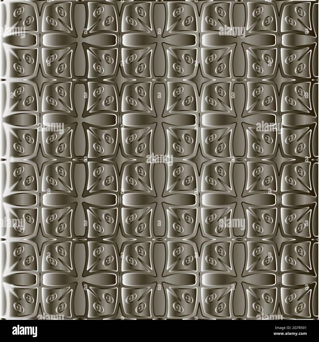 steel metallic gradient with a repeating pattern. Abstract metallic ...