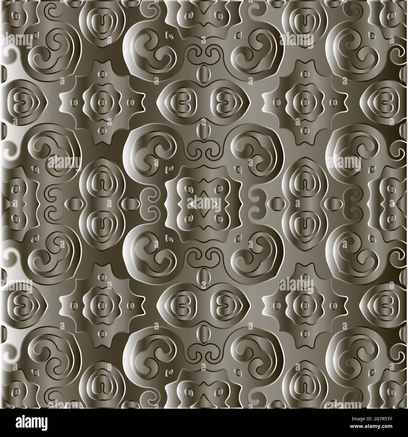 steel metallic gradient with a repeating pattern. Abstract metallic ...