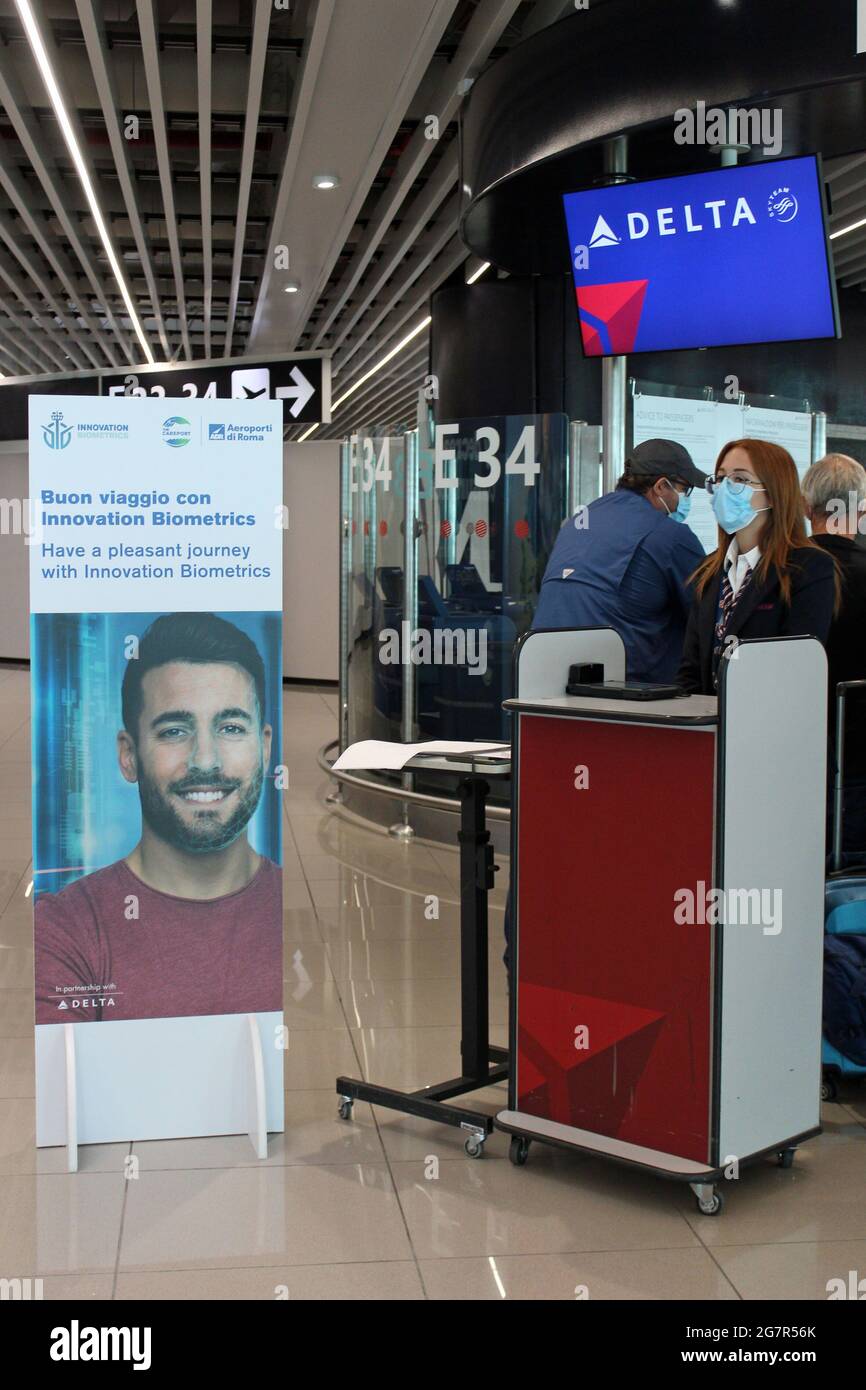 Rome, Italy. 15th July, 2021. The new system for the acceptance and ...