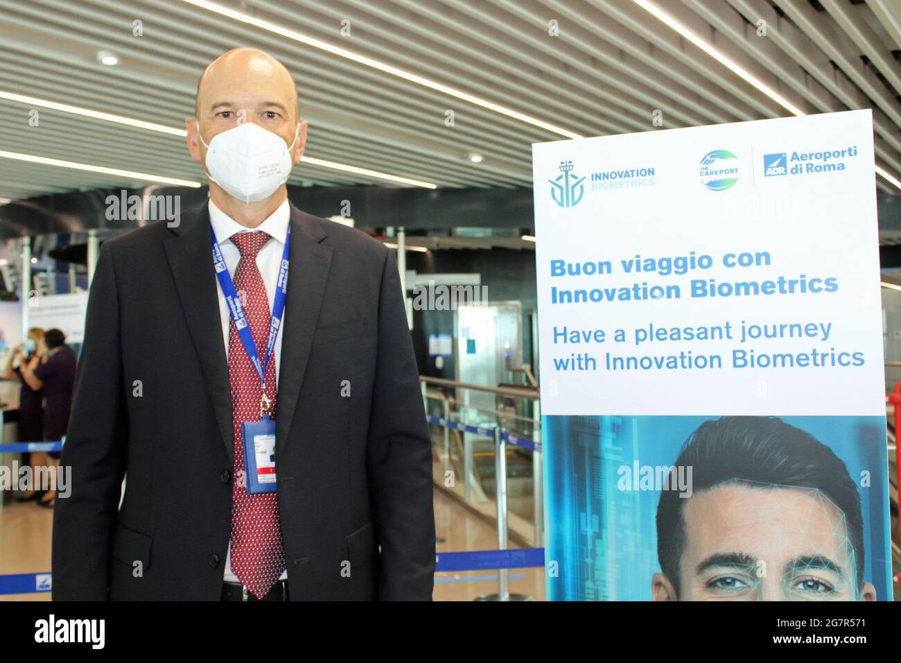 Rome, Italy. 15th July, 2021. The new system for the acceptance and ...