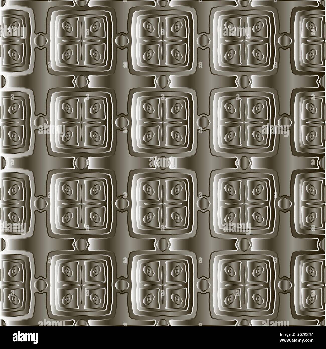 steel metallic gradient with a repeating pattern. Abstract metallic ...