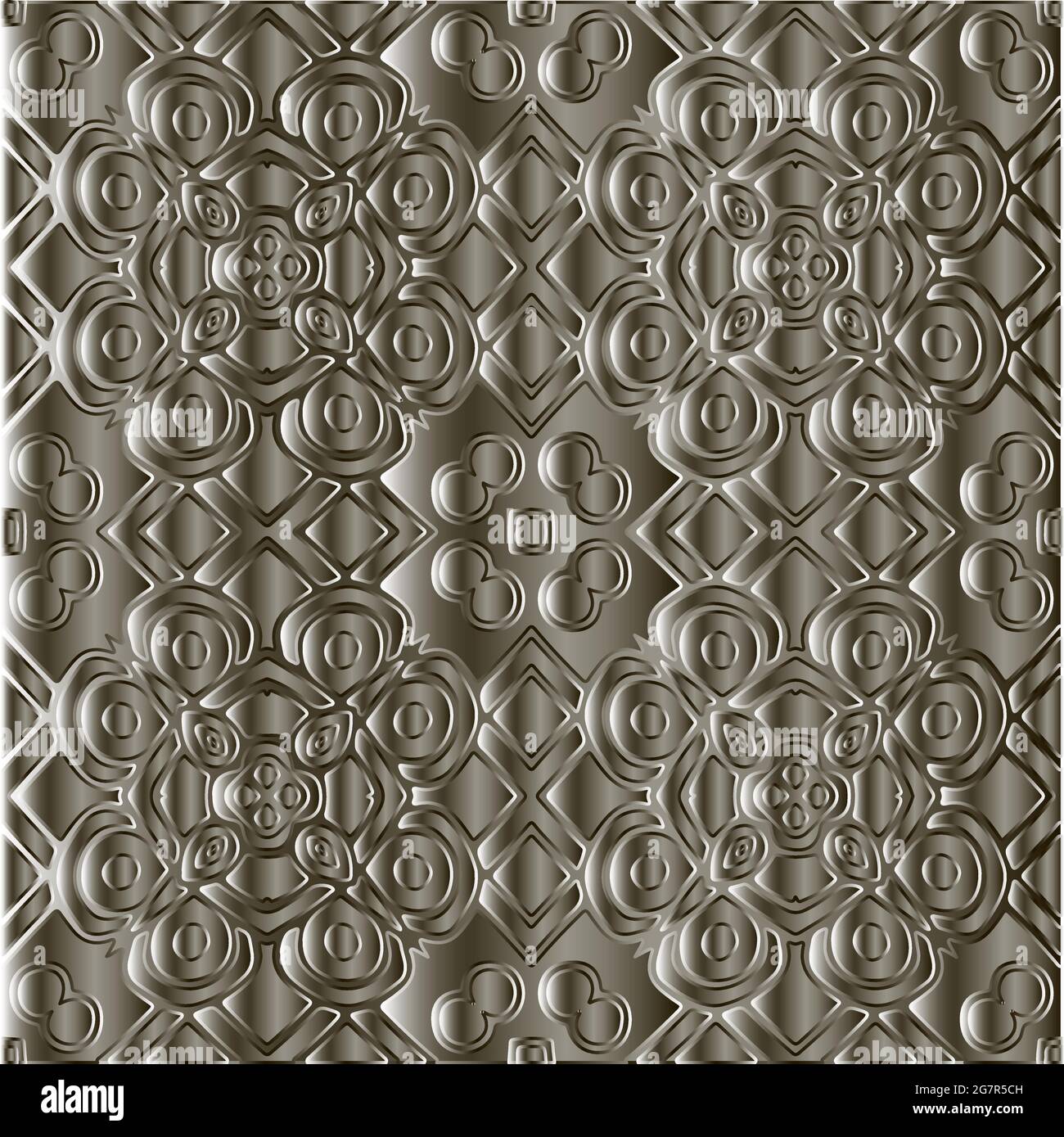 steel metallic gradient with a repeating pattern. Abstract metallic ...