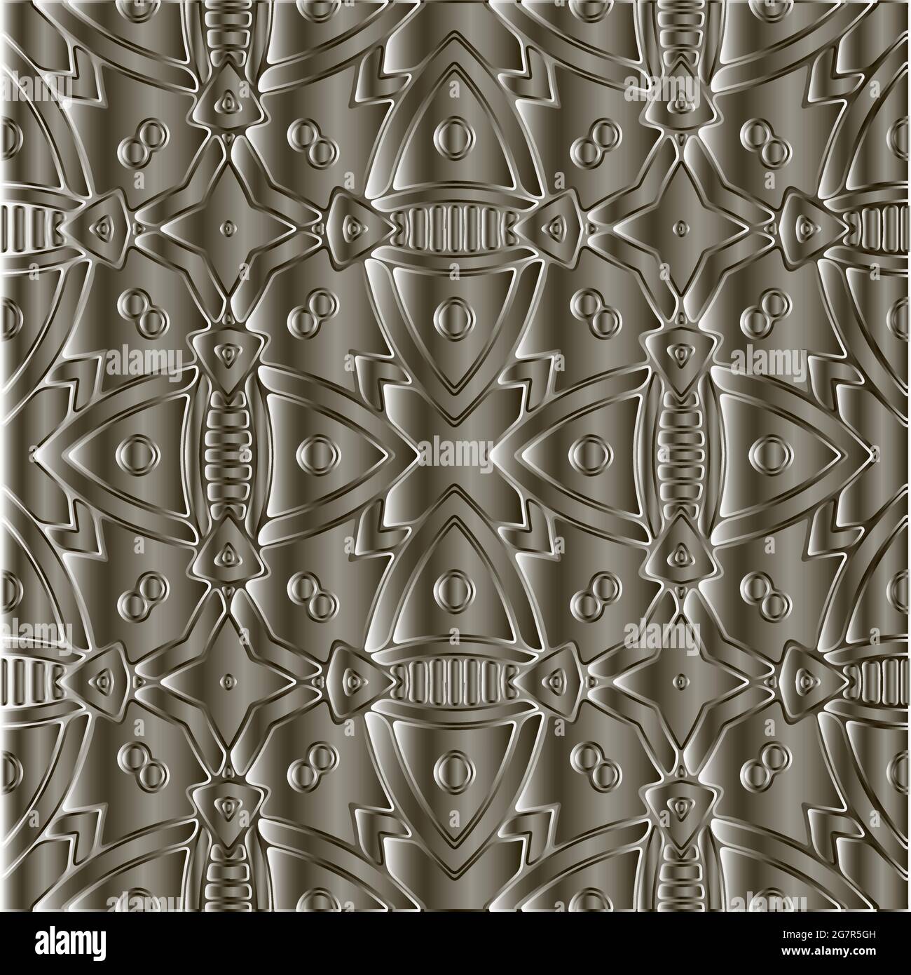 steel metallic gradient with a repeating pattern. Abstract metallic ...