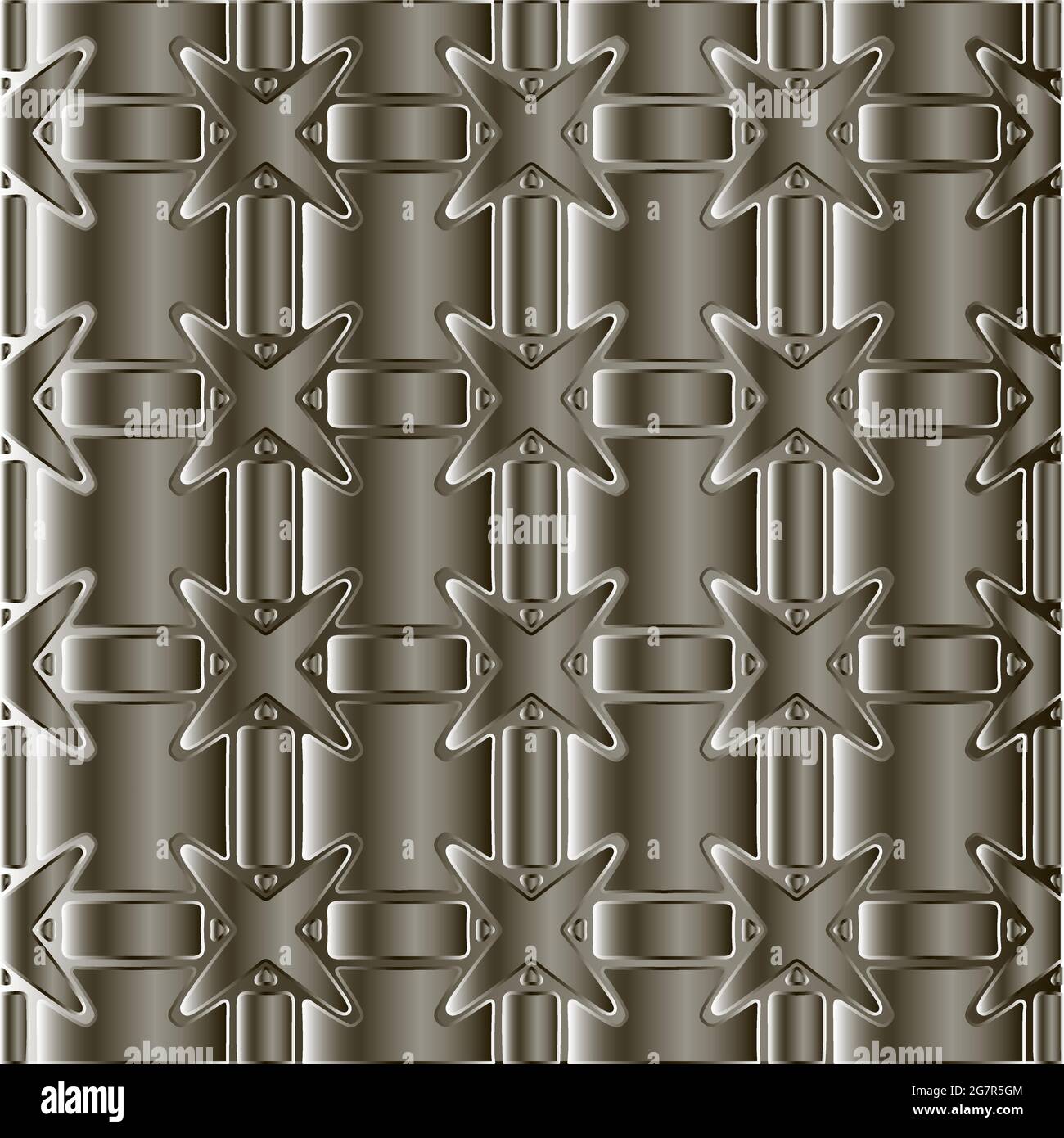 steel metallic gradient with a repeating pattern. Abstract metallic ...