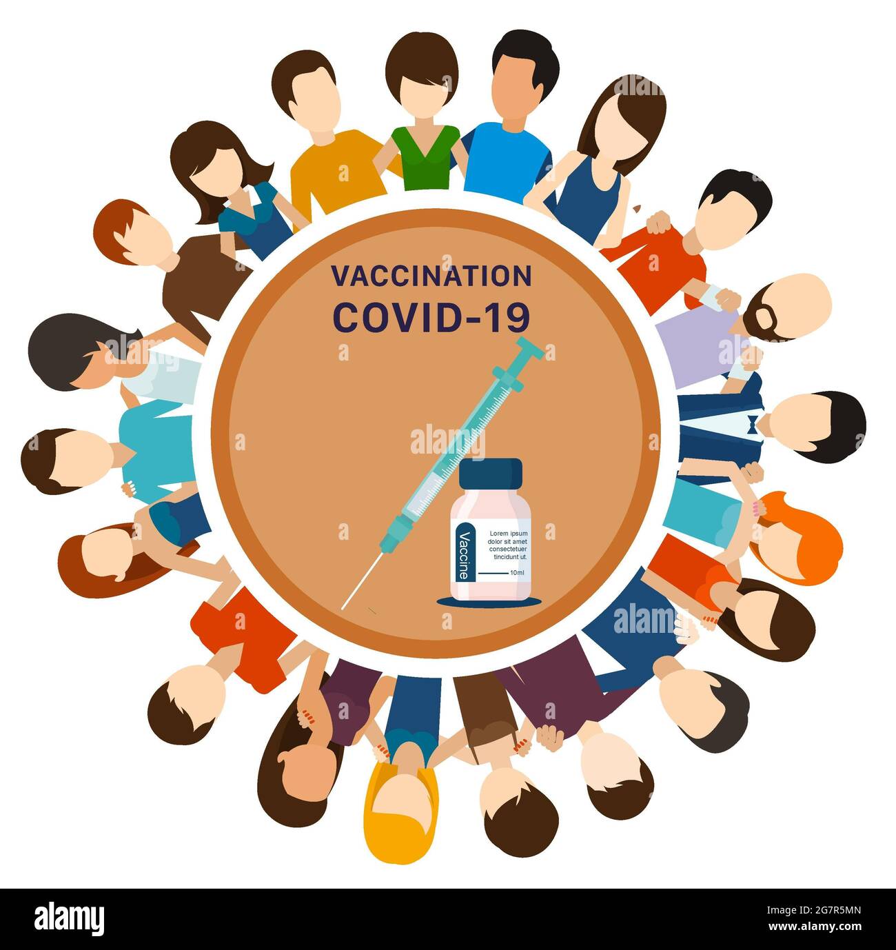 Cartoon characters vaccine hi-res stock photography and images - Alamy