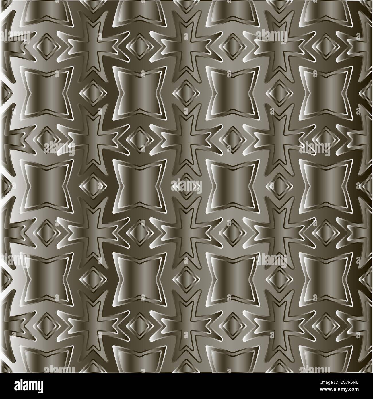steel metallic gradient with a repeating pattern. Abstract metallic ...