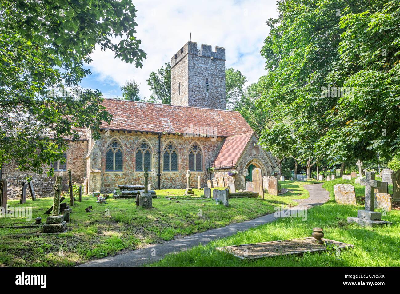 St. Martins Church, Cheriton, Kent Stock Photo - Alamy