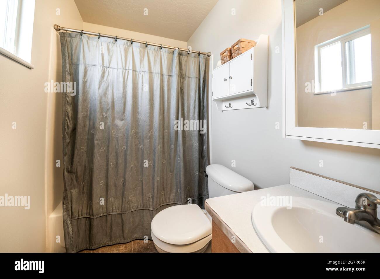 Bathroom vanity beside window hi-res stock photography and images - Alamy