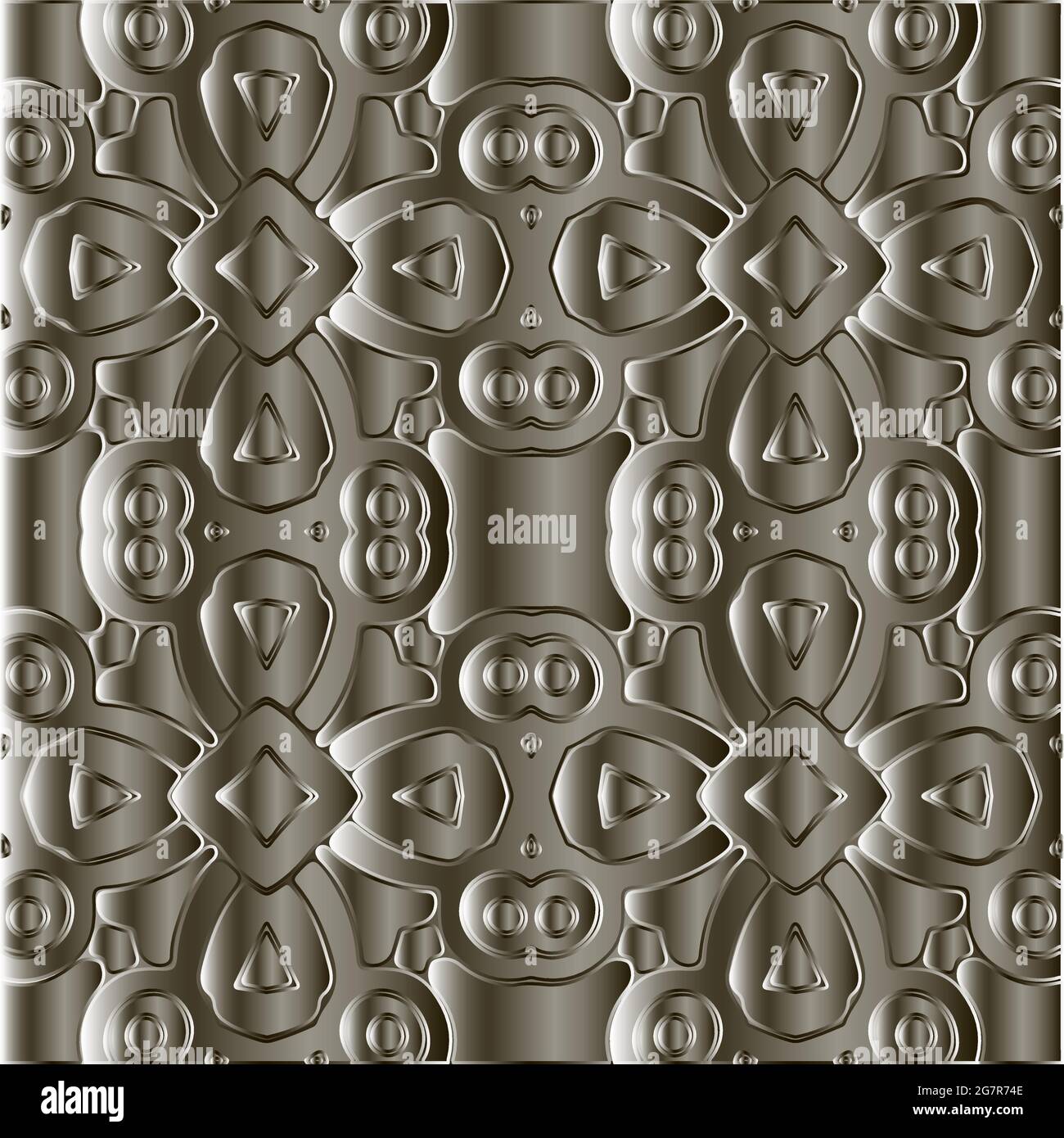 steel metallic gradient with a repeating pattern. Abstract metallic ...