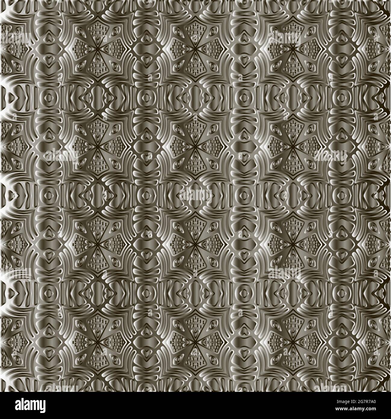 steel metallic gradient with a repeating pattern. Abstract metallic ...