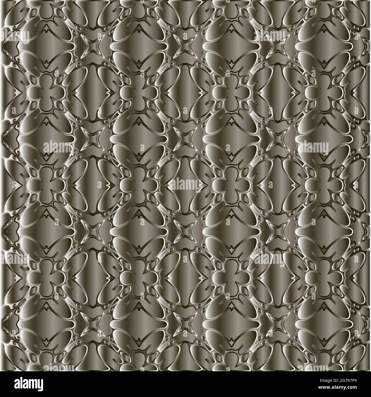steel metallic gradient with a repeating pattern. Abstract metallic ...