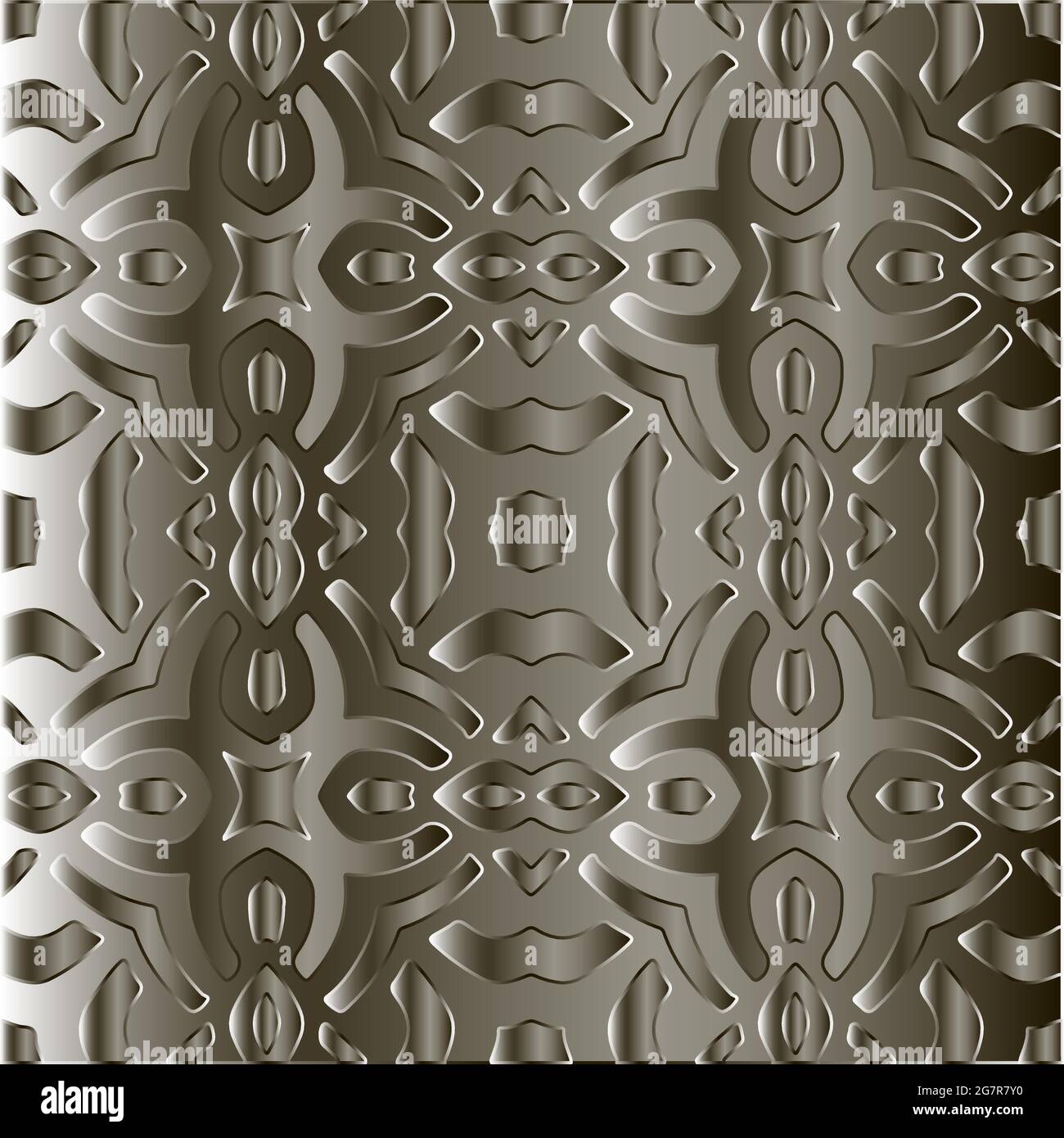 steel metallic gradient with a repeating pattern. Abstract metallic ...