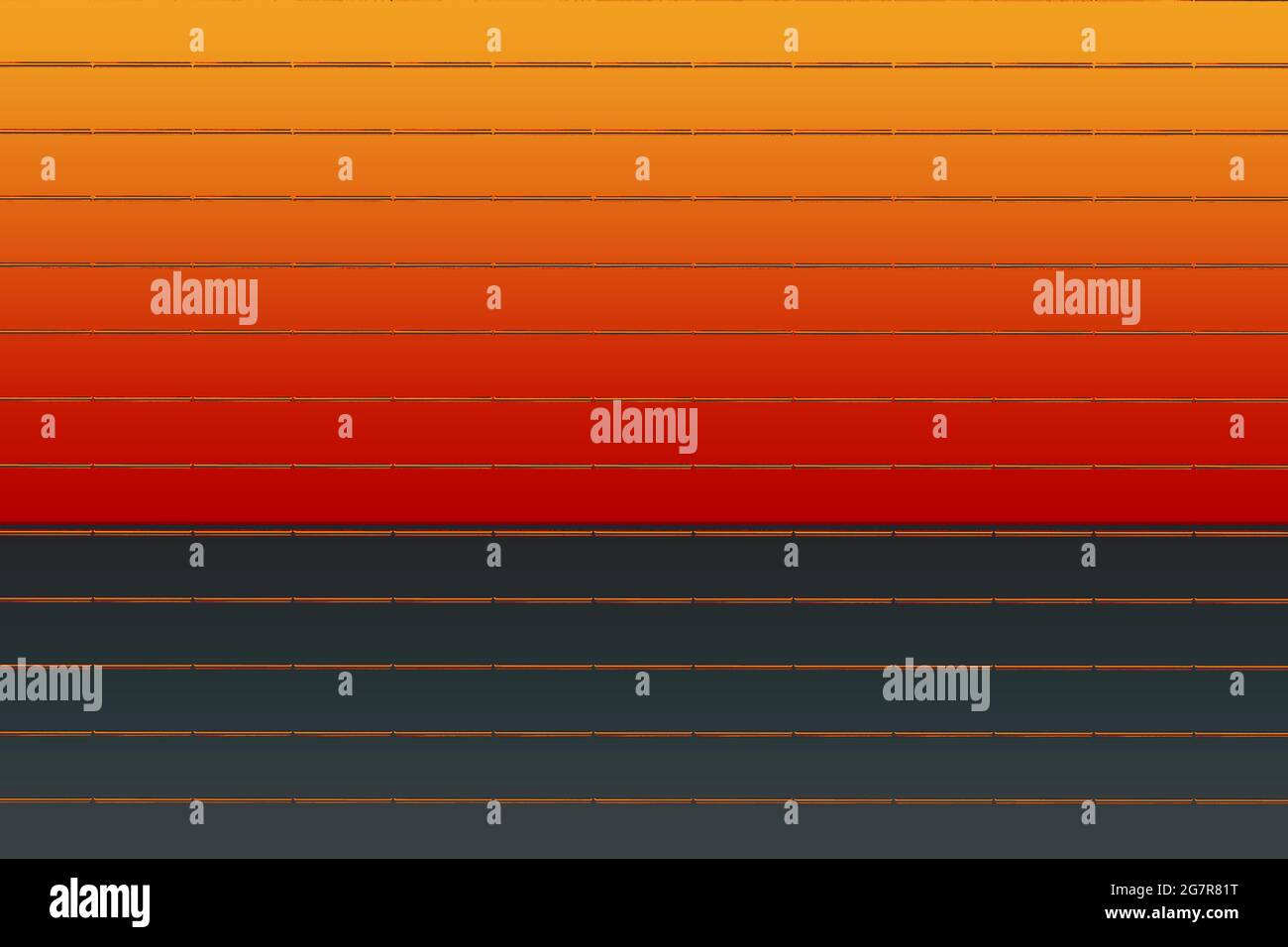 Abstract orange and dark grey background with horizontal lines Stock ...