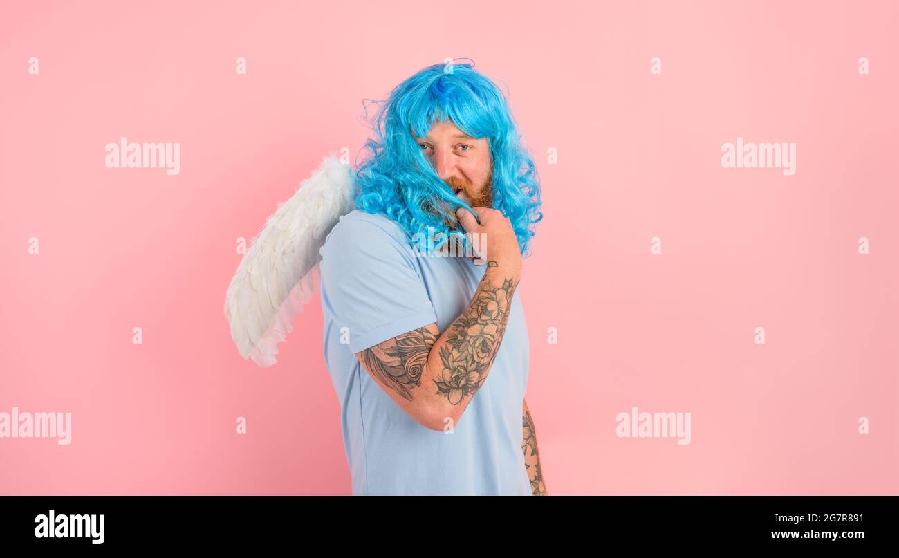 Man blue beard hi-res stock photography and images - Alamy