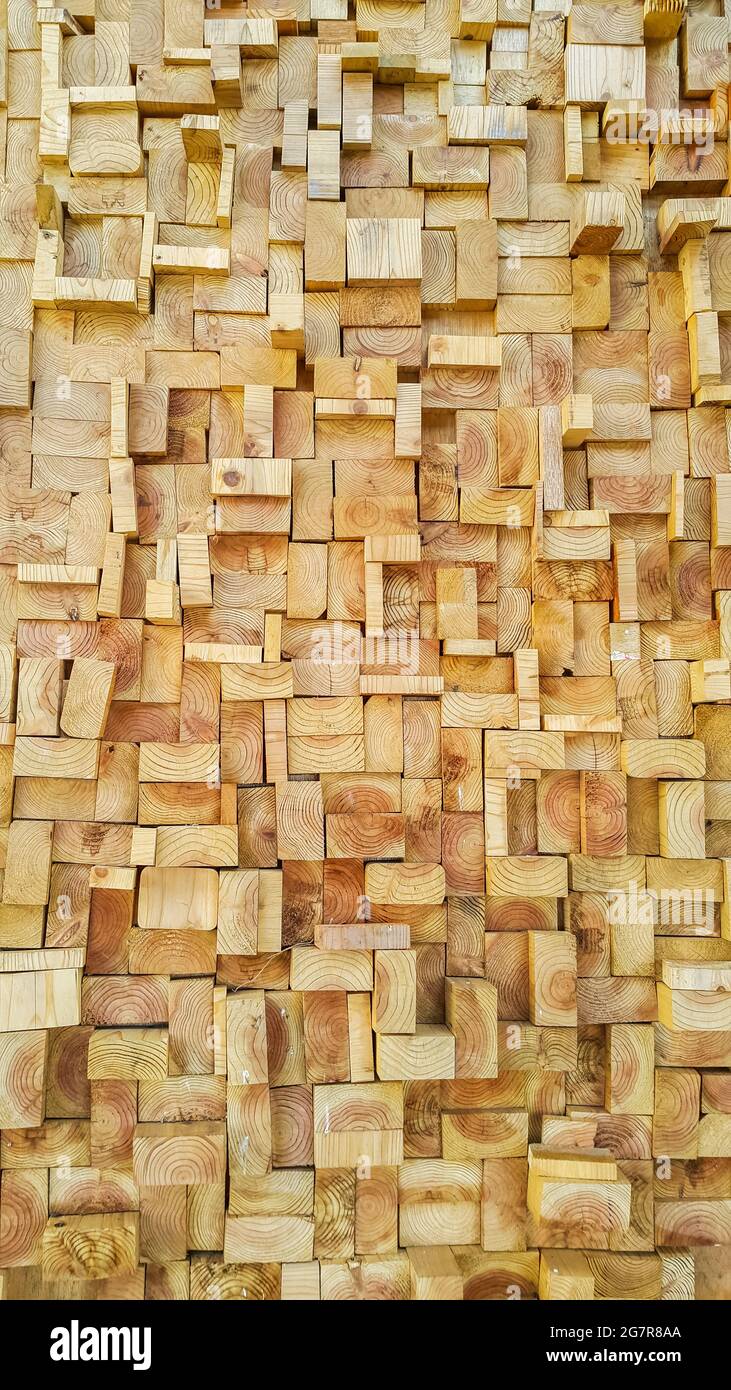 Old Wood slice square texture background Stock Photo - Alamy