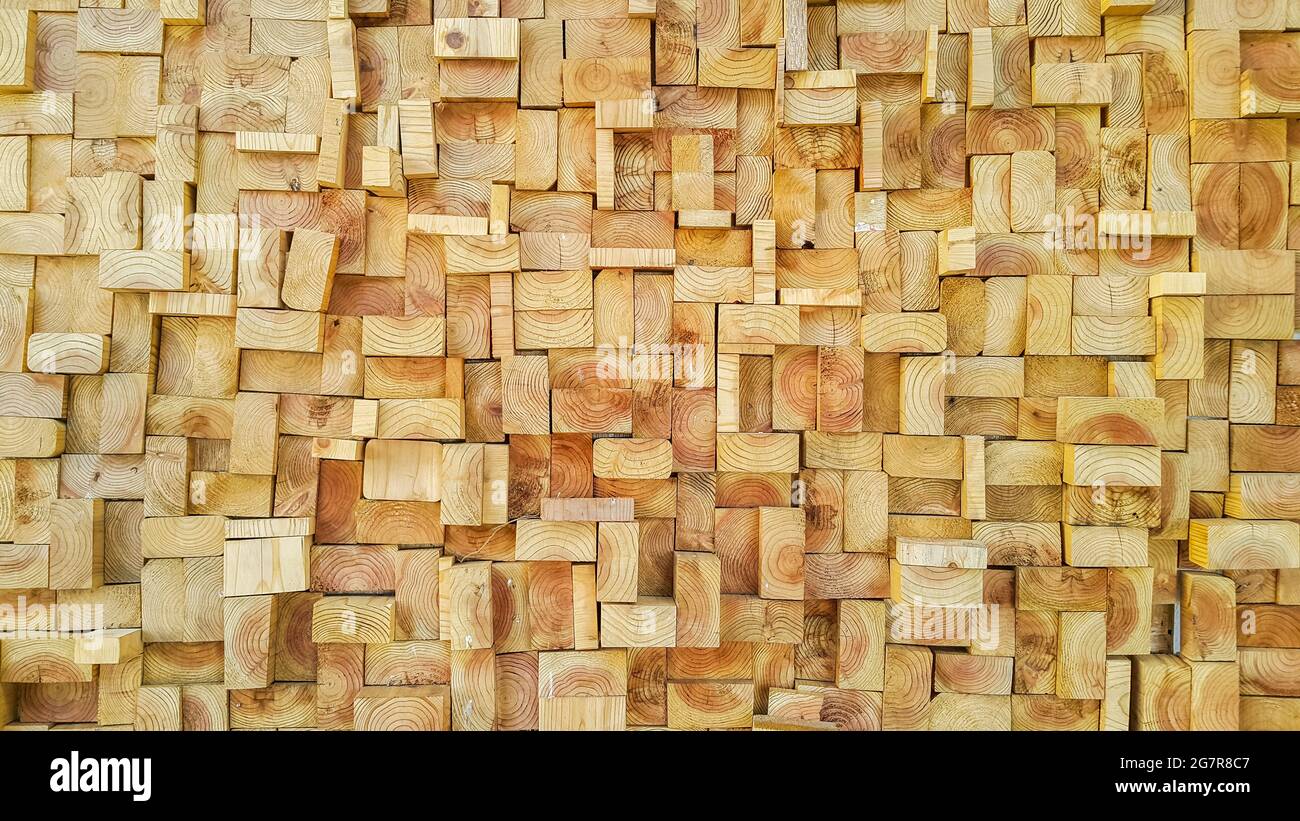 Old Wood slice square texture background Stock Photo - Alamy