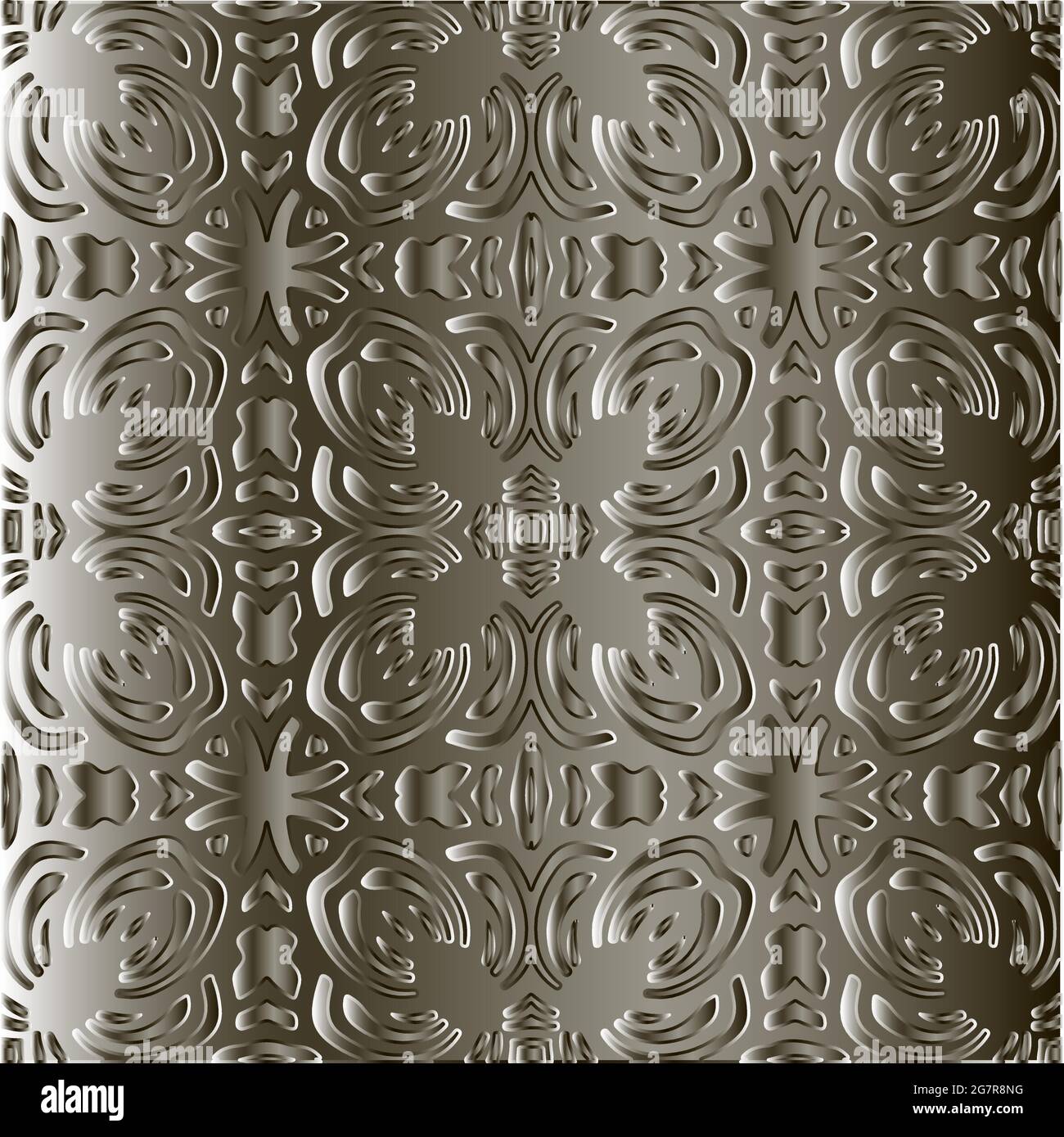 steel metallic gradient with a repeating pattern. Abstract metallic ...