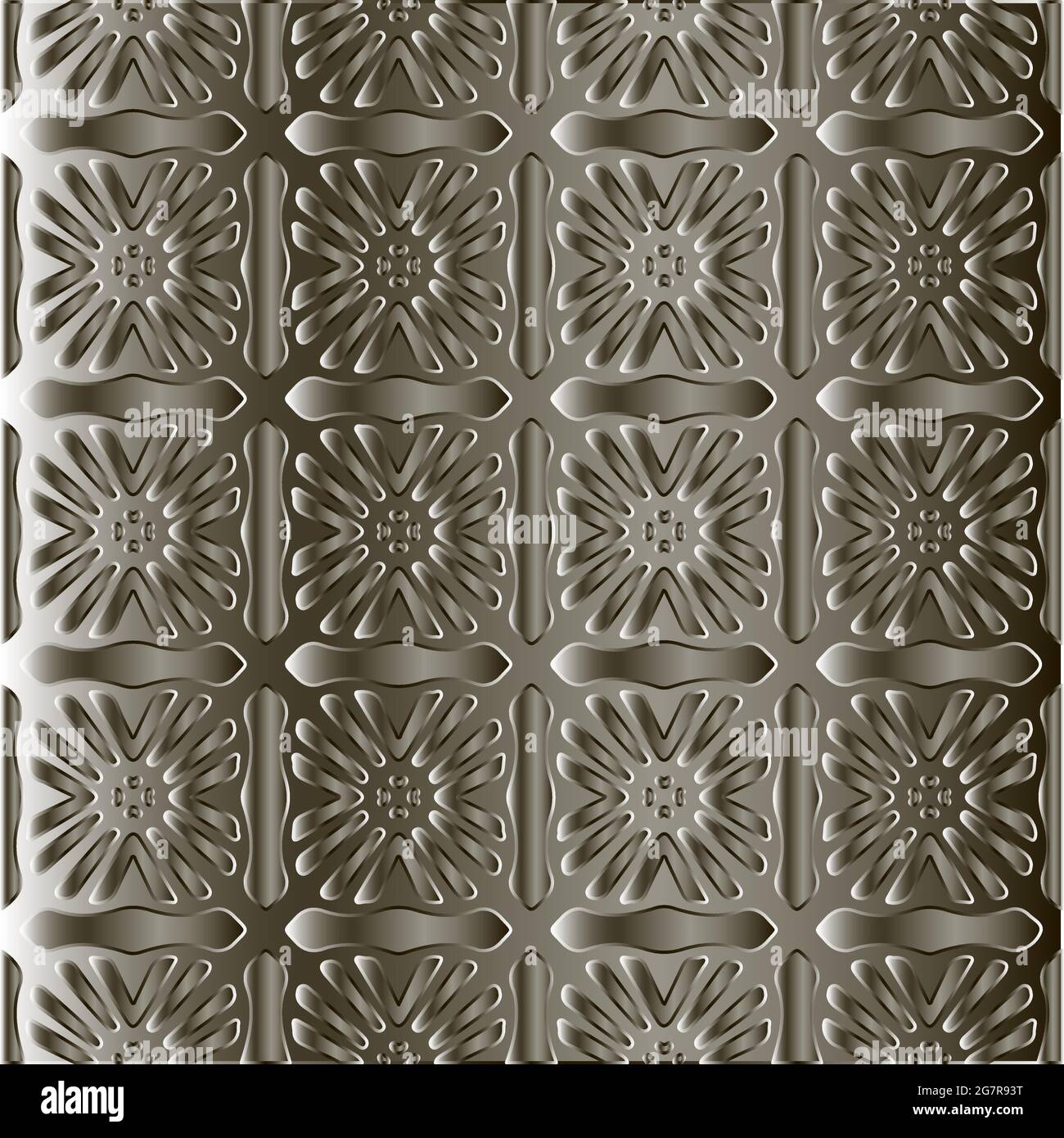 steel metallic gradient with a repeating pattern. Abstract metallic ...