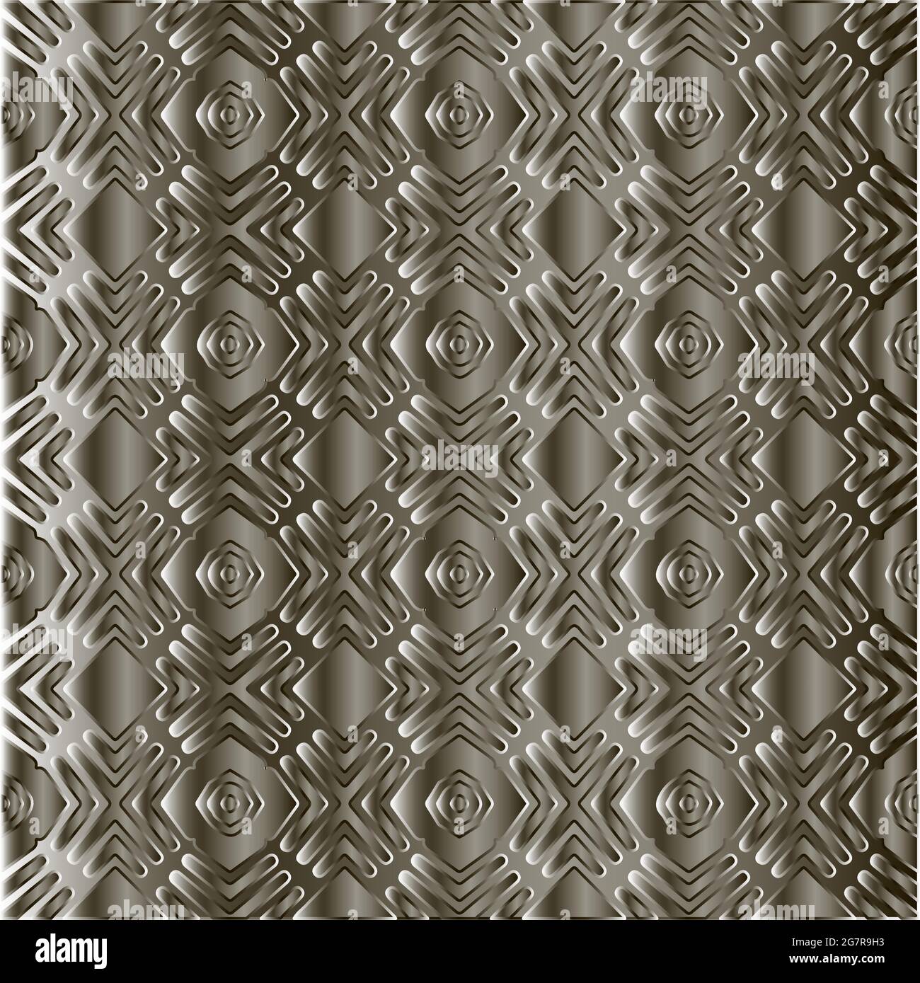 steel metallic gradient with a repeating pattern. Abstract metallic ...