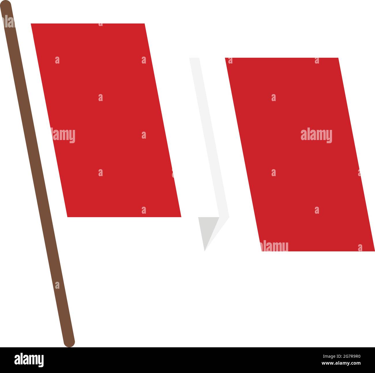 Peru flag icon. Flat illustration of Peru flag vector icon isolated on ...