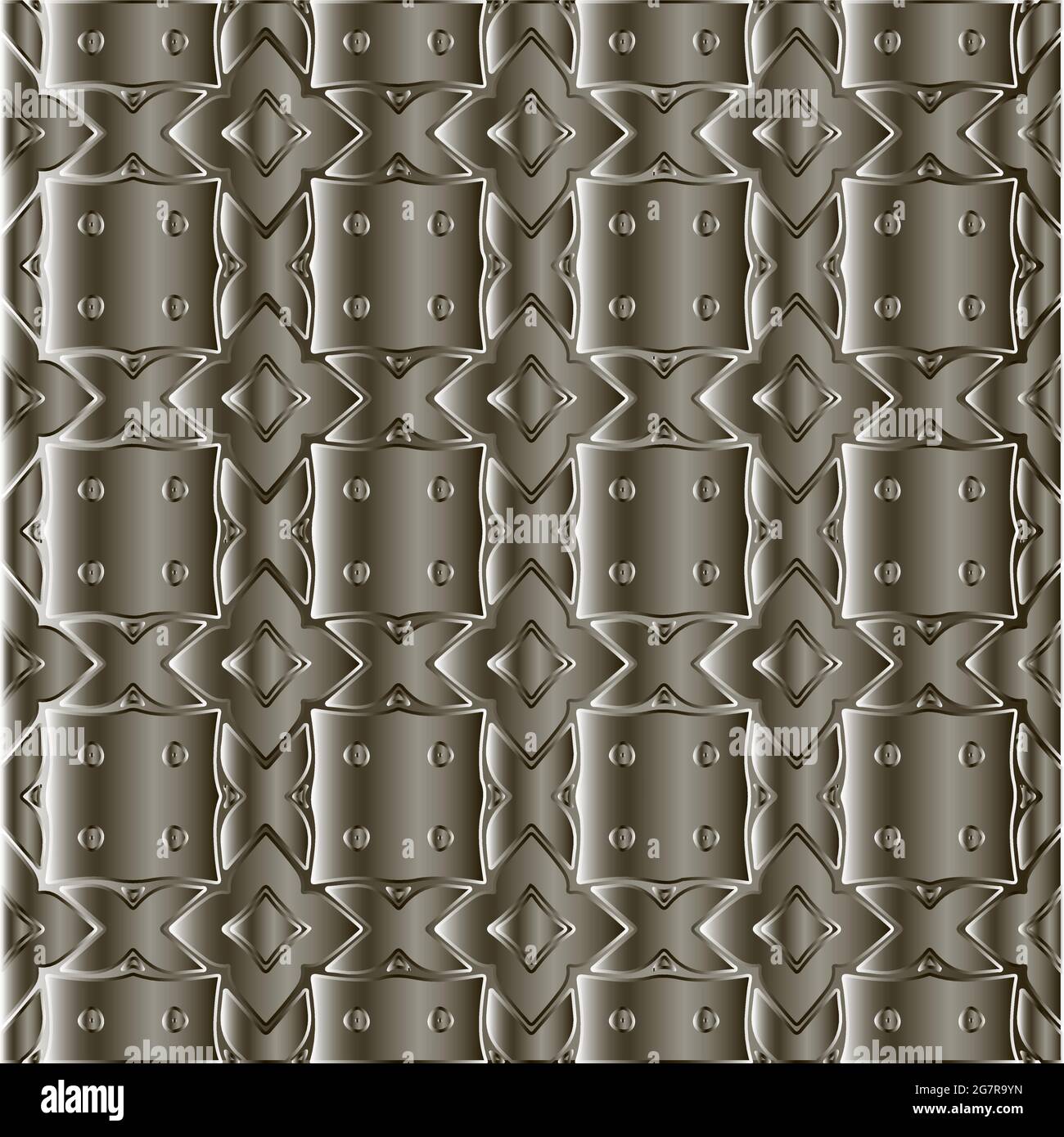 steel metallic gradient with a repeating pattern. Abstract metallic ...