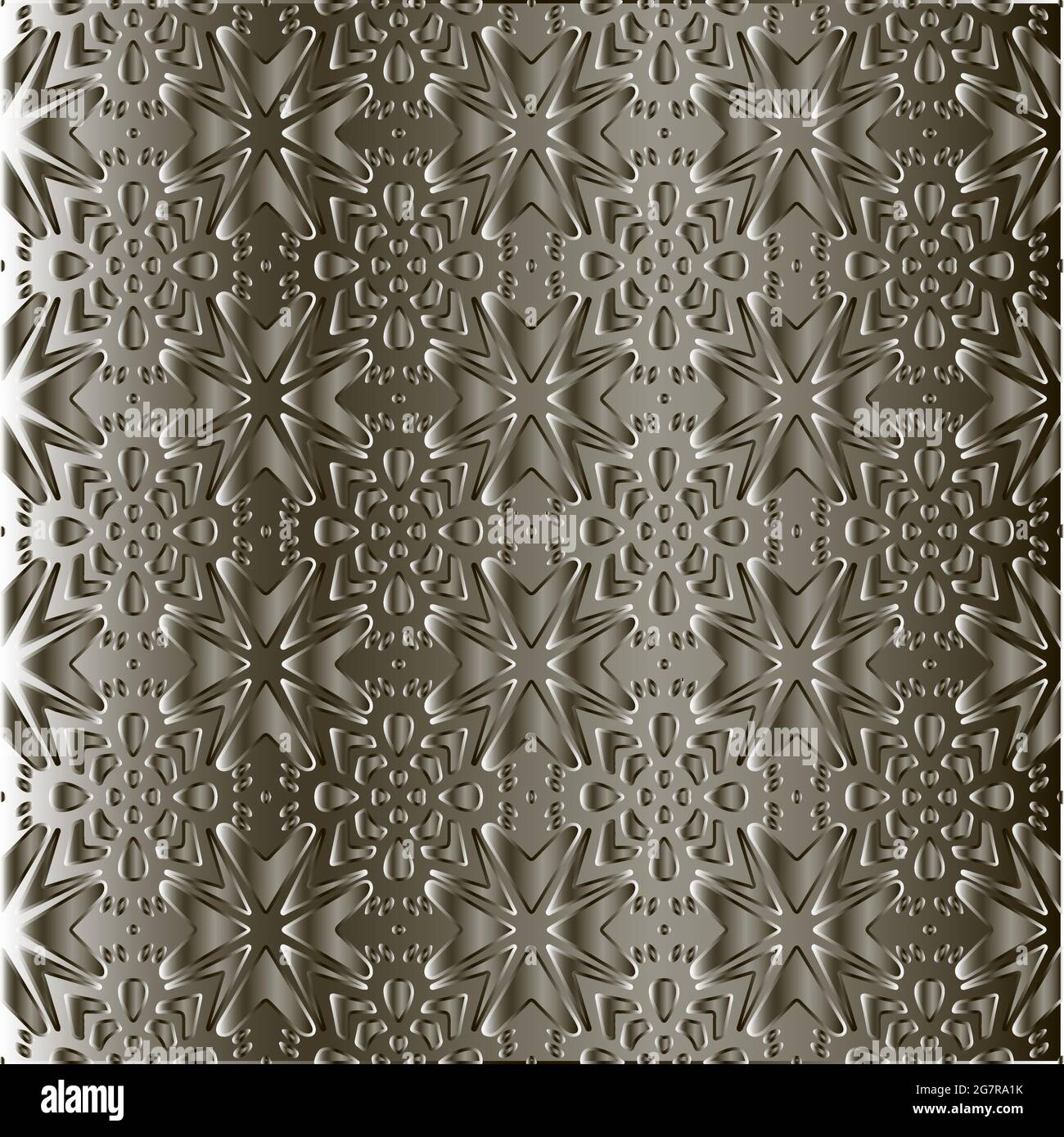 steel metallic gradient with a repeating pattern. Abstract metallic ...